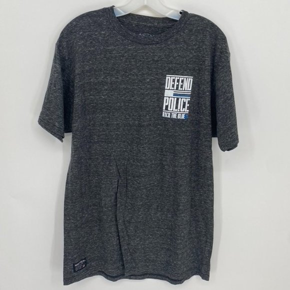Howitzer | Shirts | Howitzer Mens Defend Police Grey Tshirt | Poshmark